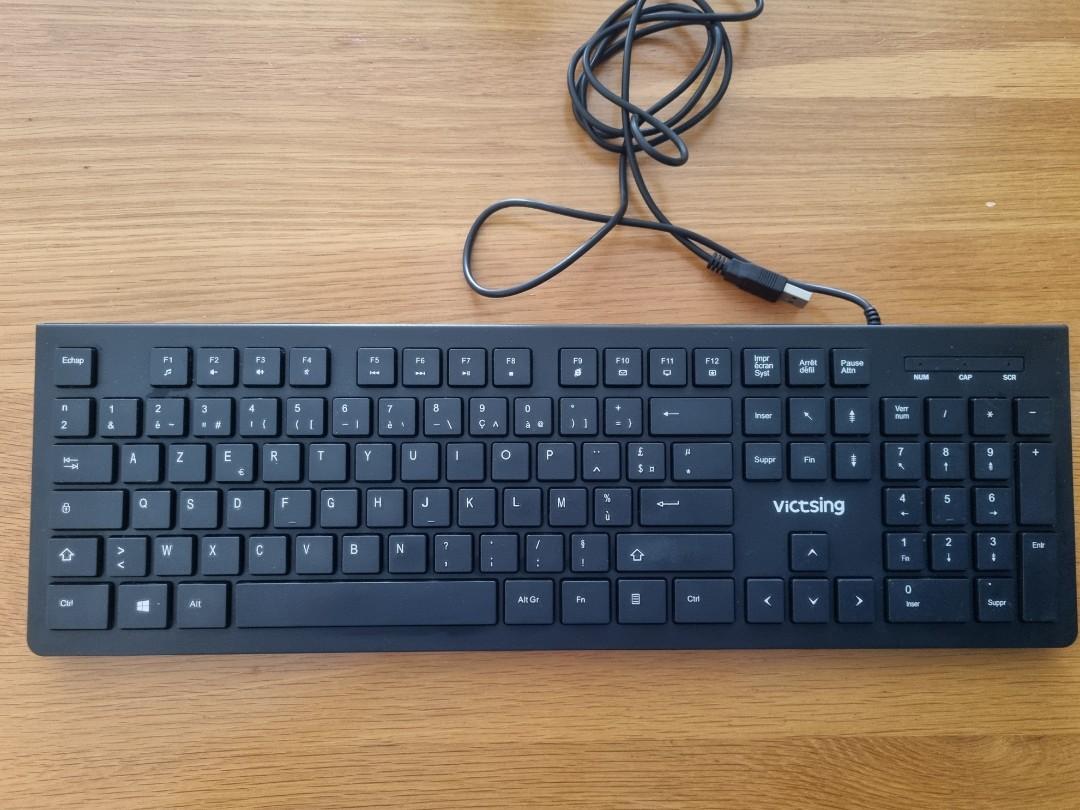 AZERTY keyboard, Computers & Tech, Parts & Accessories, Computer ...
