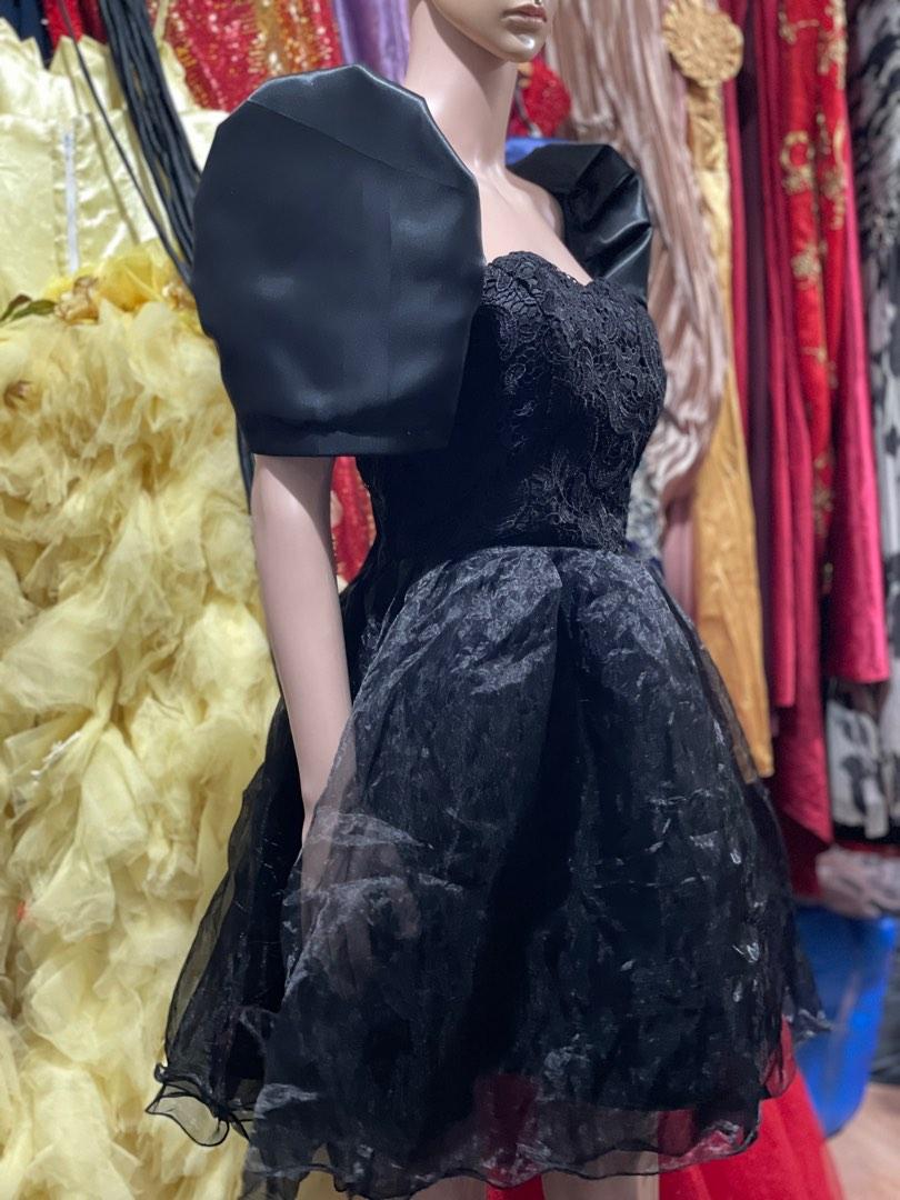 Black Filipiniana Dress, Women's Fashion, Dresses & Sets, Dresses on ...