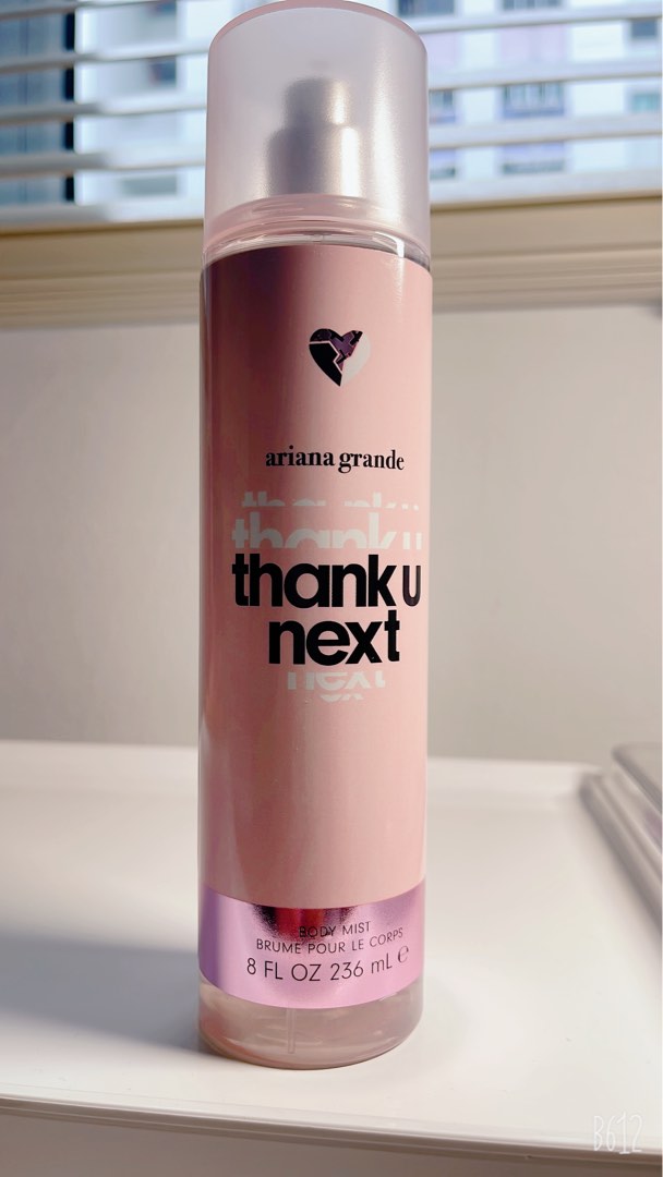 Ready stock BN Auth Thank u next ariana grande body mist 236 ml, Beauty & Personal Care ...