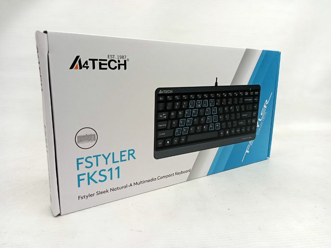 Brandnew A4TECH USB Keyboard [FKS-11] Fstyler Mini, Computers & Tech, Parts & Accessories ...