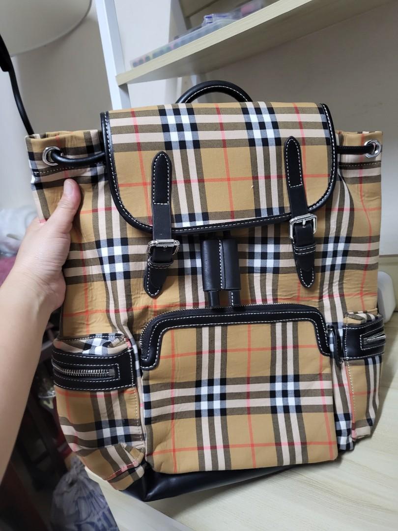 Burberry backpack, Women's Fashion, Bags & Wallets, Backpacks on Carousell