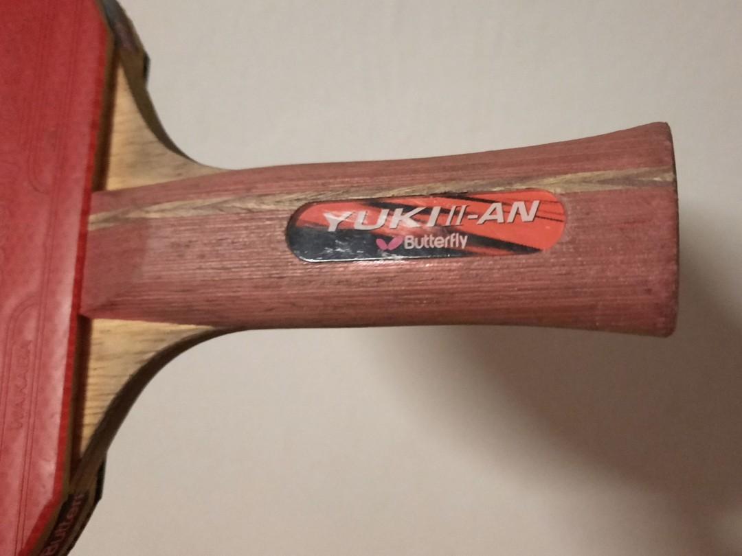 Butterfly Yuki II - AN - plus free gifts! Ping pong table tennis bat ...