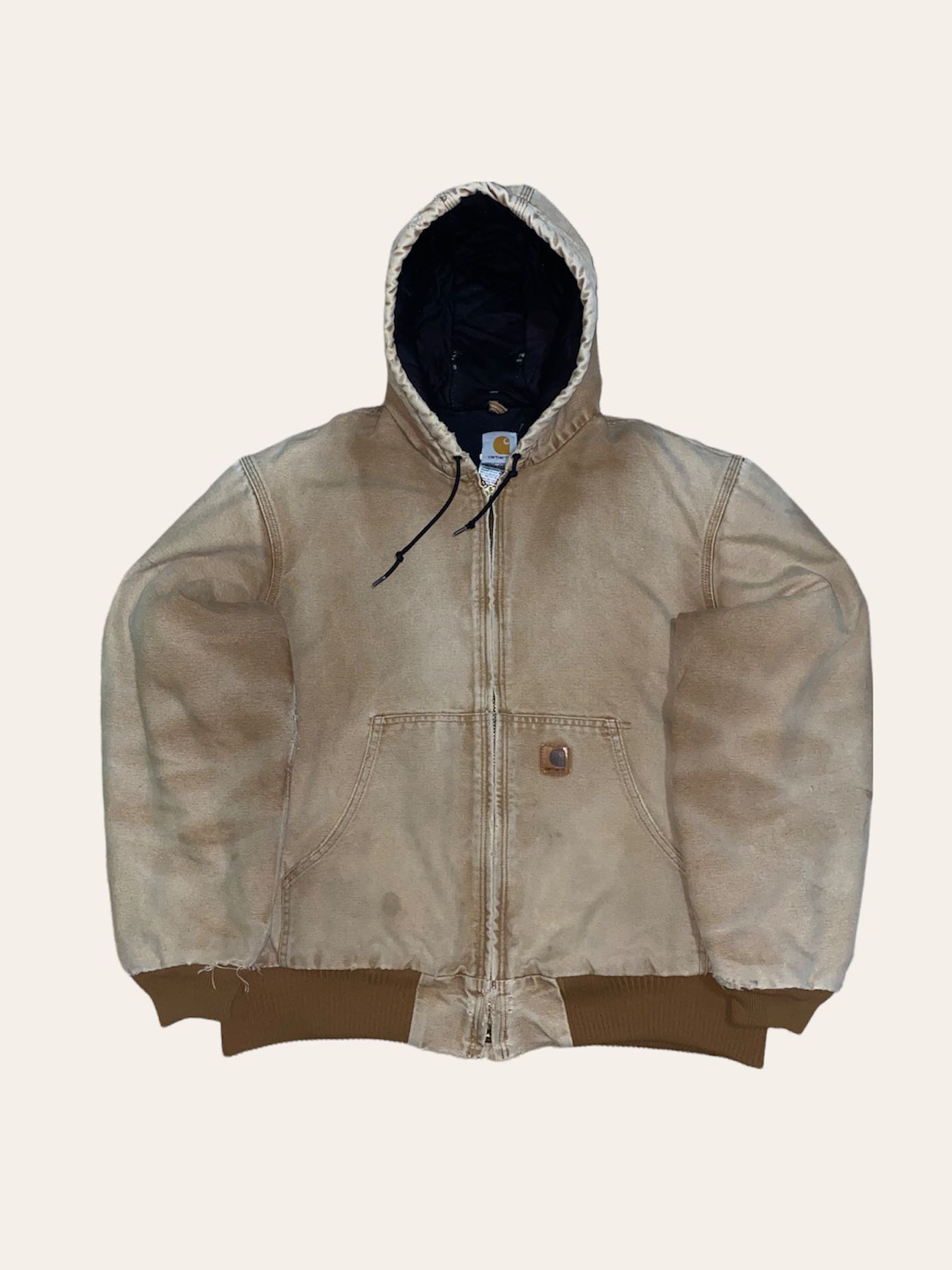 Carhartt Distressed Work Jacket (Best Colorway), Women's Fashion, Coats ...