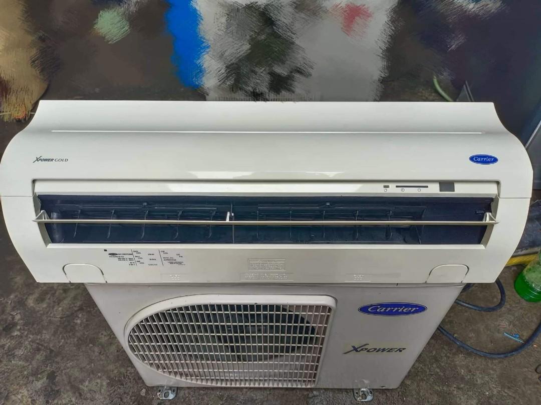 Carrier 1hp Xpower inverter, TV & Home Appliances, Air Conditioning and ...