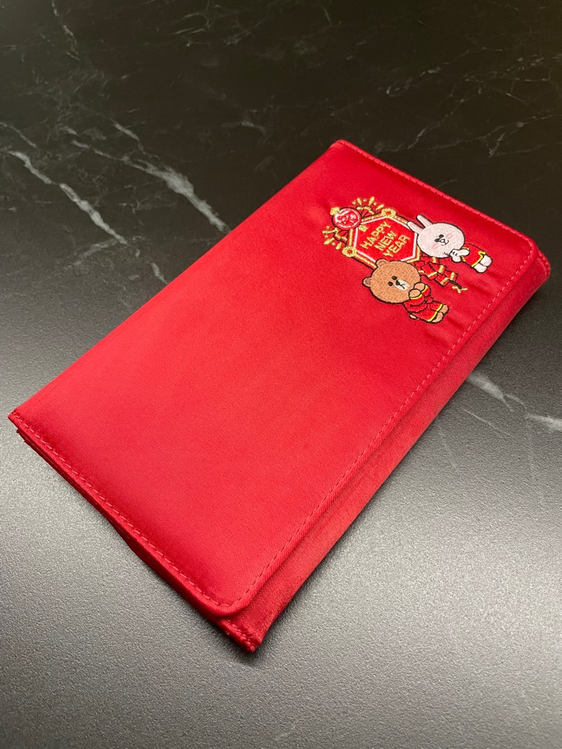 CNY Ang pow organiser Line friends brown bear, Women's Fashion, Bags ...
