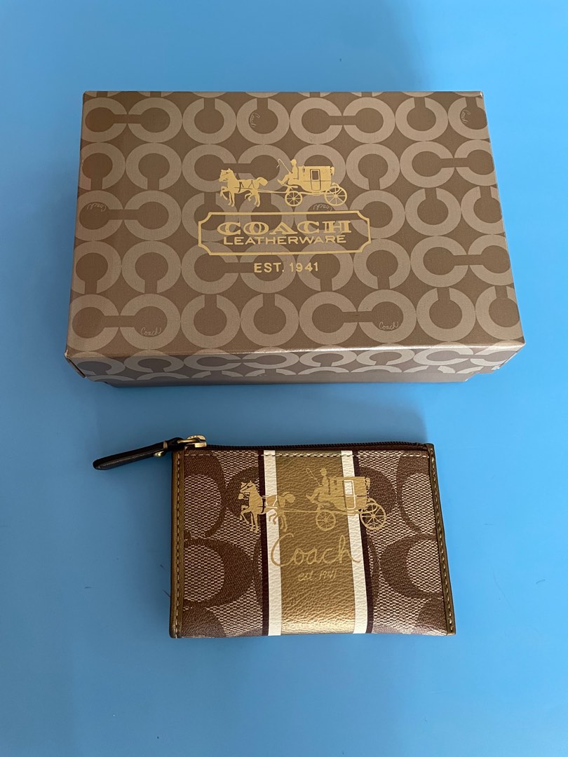 Coach coin, card and key pouch, Women's Fashion, Bags & Wallets, Purses ...