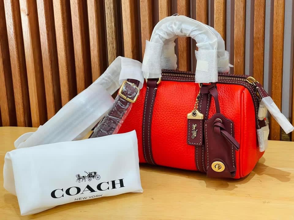 Coach Ruby 18 Satchel Colorblock, Women's Fashion, Bags & Wallets ...