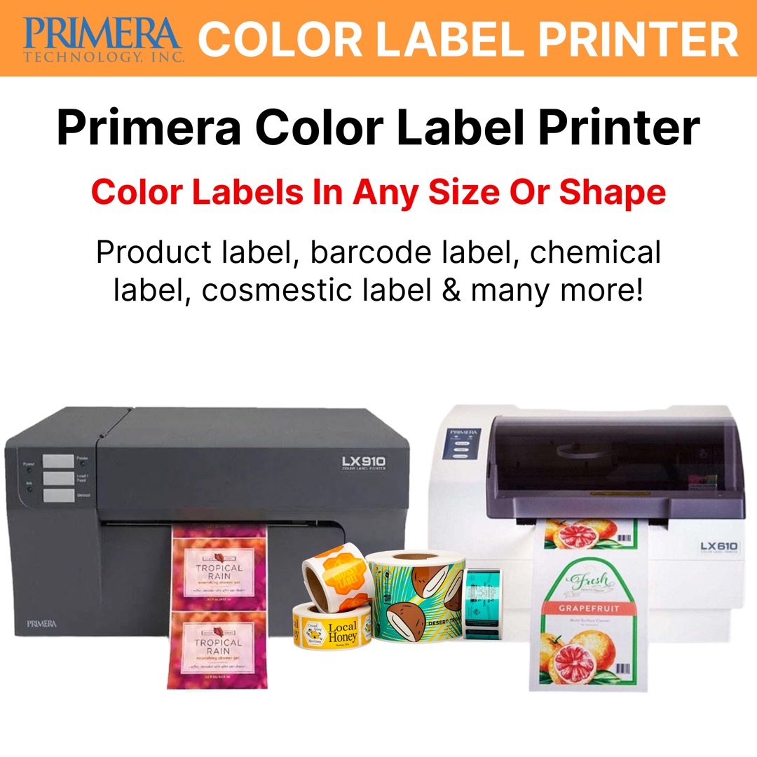 Primera Color Label Printer - Barcode, Chemicals, Cosmetic, Food ...