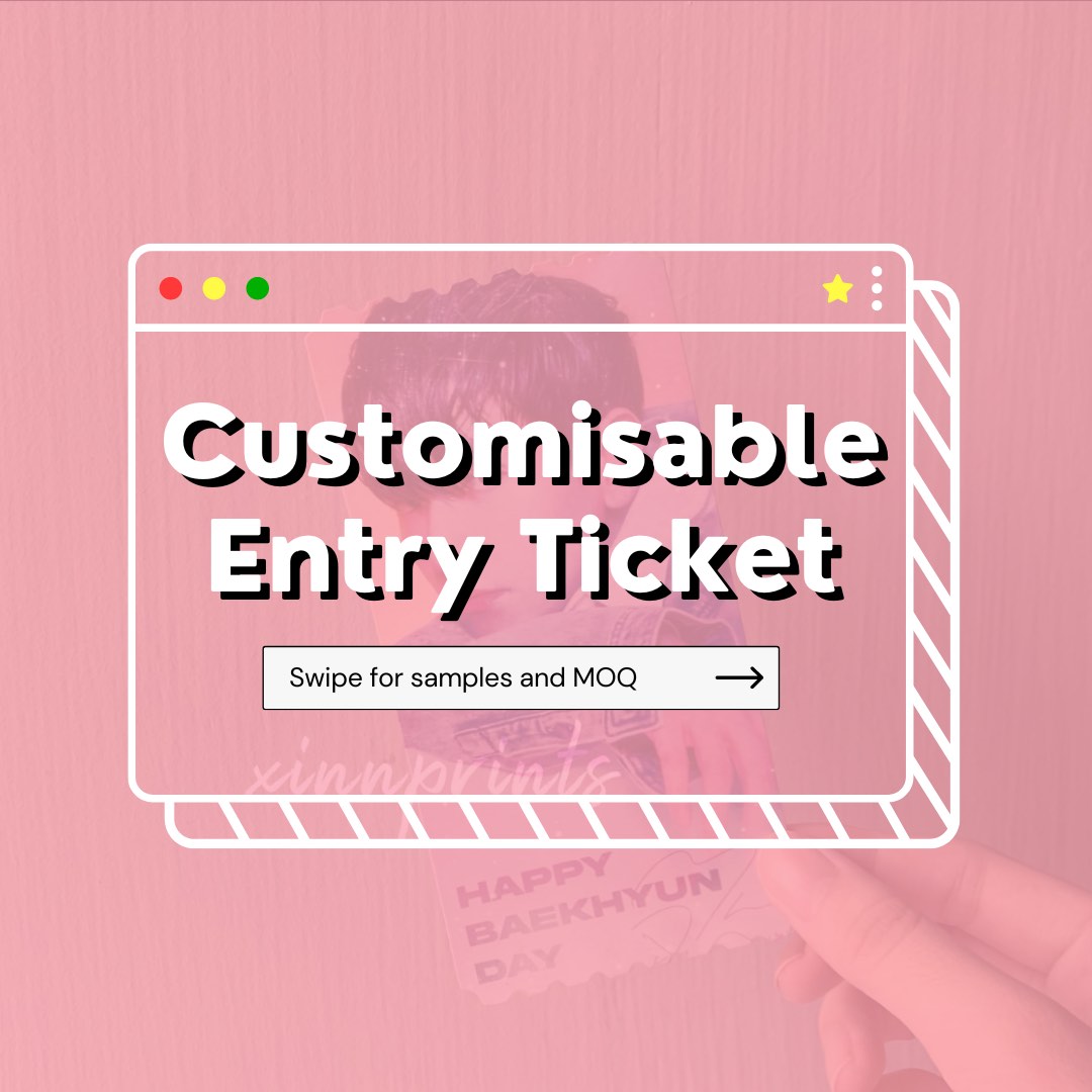 Customisable Entry Ticket, Hobbies & Toys, Memorabilia & Collectibles ...