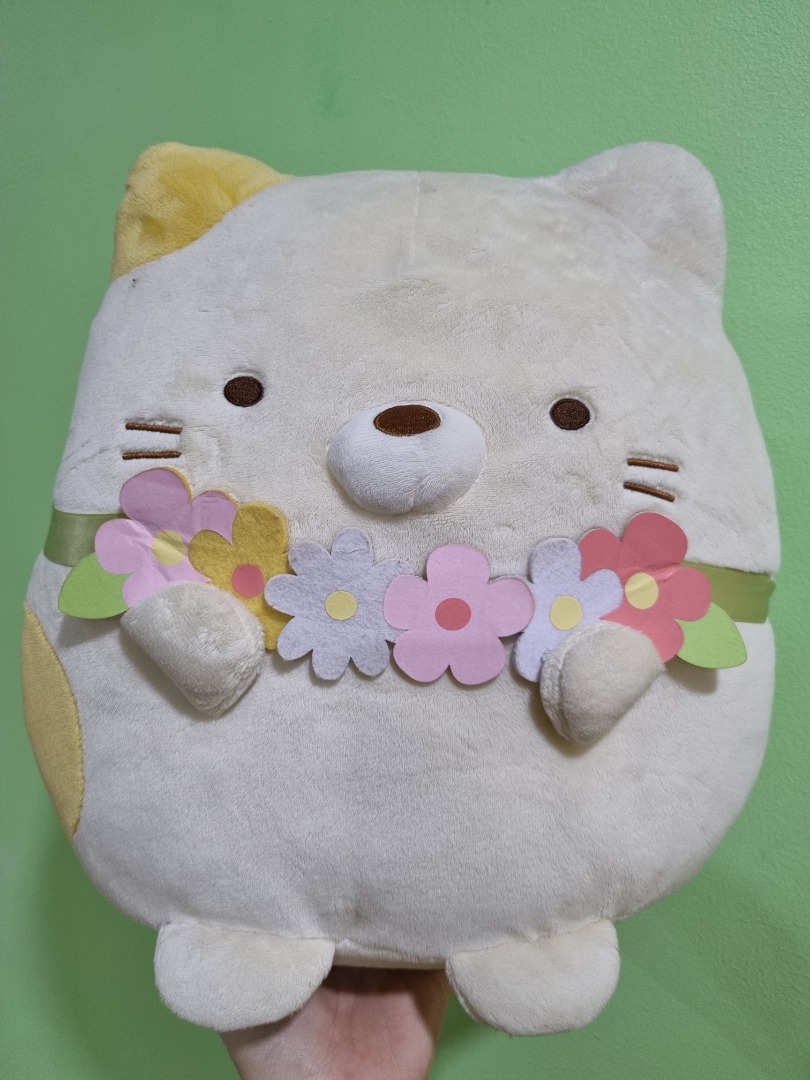 Cute Japanese Cat Plushie, Hobbies & Toys, Toys & Games on Carousell