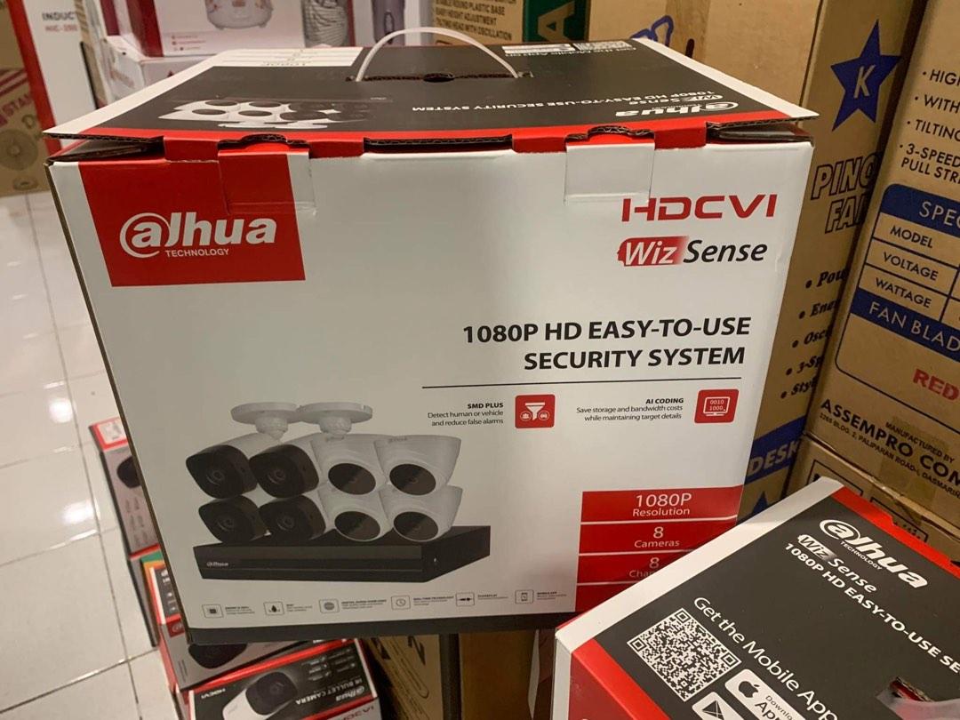 Dahua Wiz Sense 8 Channel Camera Kit 1x AI XVR 4x 2MP Bullet 4x 2MP ...
