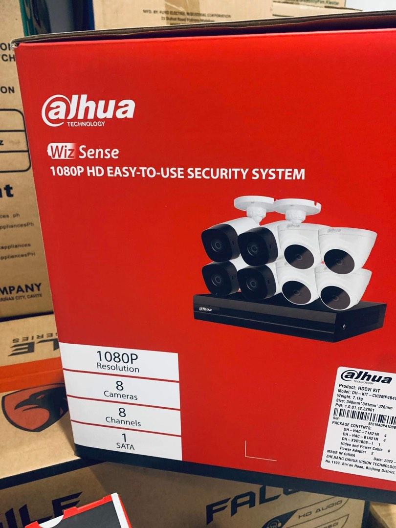 Dahua Wiz Sense 8 Channel Camera Kit 1x AI XVR 4x 2MP Bullet 4x 2MP ...