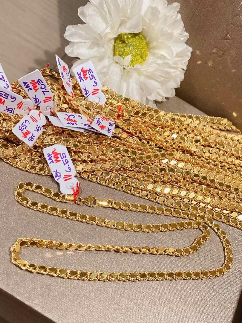 Damascus JG Chain Necklace, Women's Fashion, Jewelry & Organizers ...