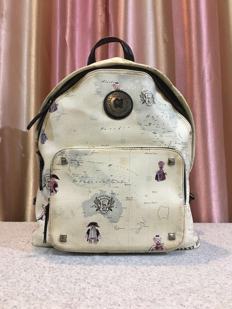 DANNY BEAR travel series leather backpack, Women's Fashion, Bags ...