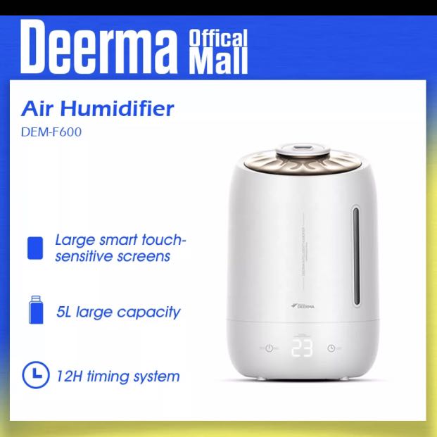 Deerma offical store Air humidifier 5L, TV & Home Appliances, Air Purifiers & Dehumidifiers on ...