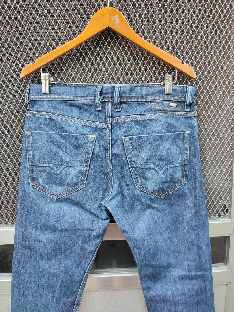 diesel tepphar slim carrot pants, Men's Fashion, Bottoms, Jeans on ...