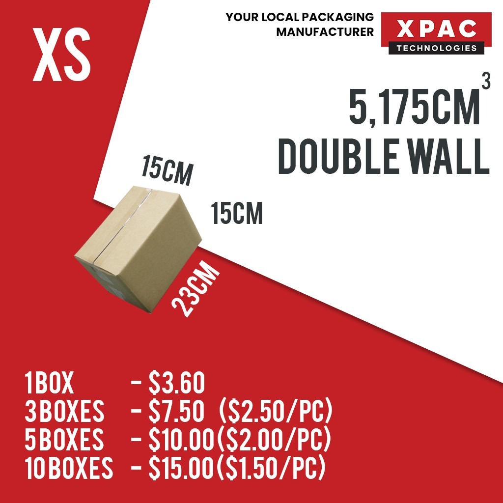 Double Wall Carton Boxes XS, Furniture & Home Living, Home Improvement ...