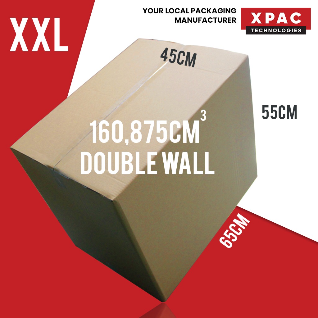 Double Wall Carton Boxes XXL, Furniture & Home Living, Home Improvement ...