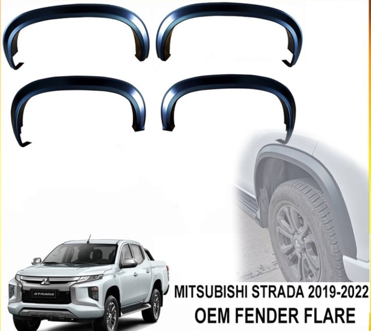ELECTROVOX Mitsubishi Strada 2019 to 2022 OEM Fender Flare SLIM TYPE ...