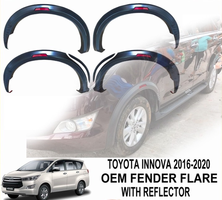 ELECTROVOX Toyota Innova 2016 to 2020 OEM Fender Flare SLIM TYPE with ...