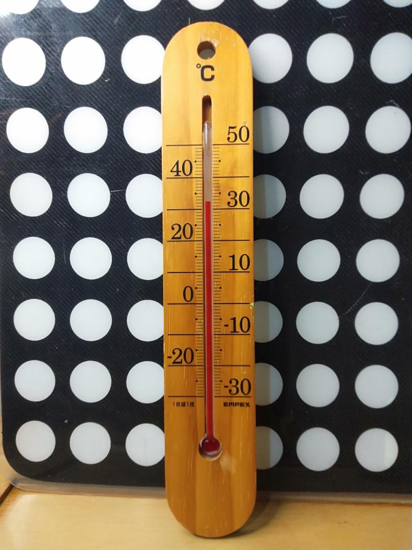 EMPEX Room /House Pine Wood Thermometer From Japan, Furniture & Home ...