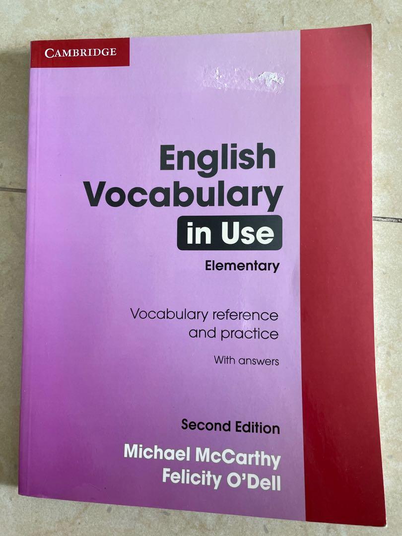 English vocabulary in use elementary 2nd edition, 興趣及遊戲, 書本 & 文具, 教科書 ...