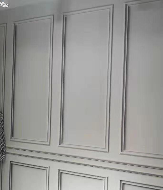 European style wall panel, TV feature Wall, Furniture & Home Living ...