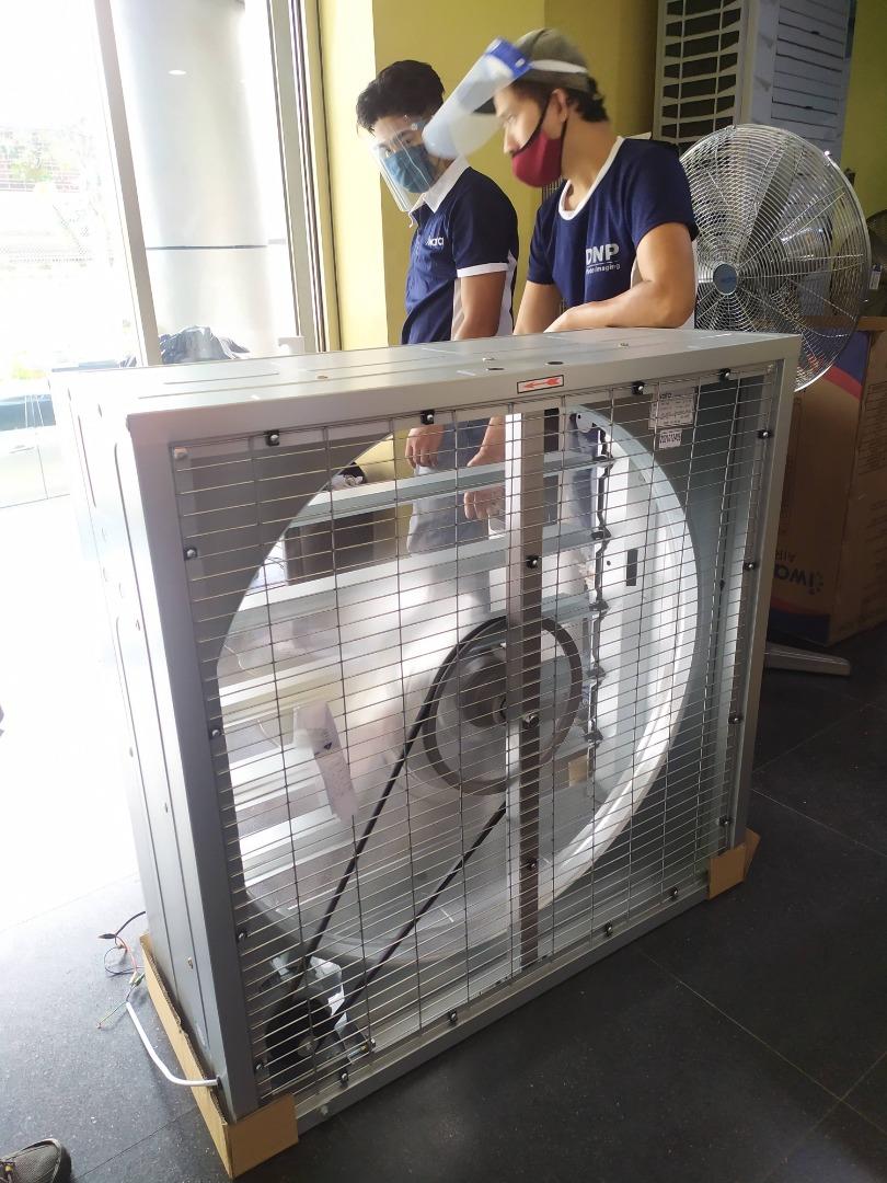 exhaust fan ( 3phase/ 1phase), Commercial & Industrial, Construction ...