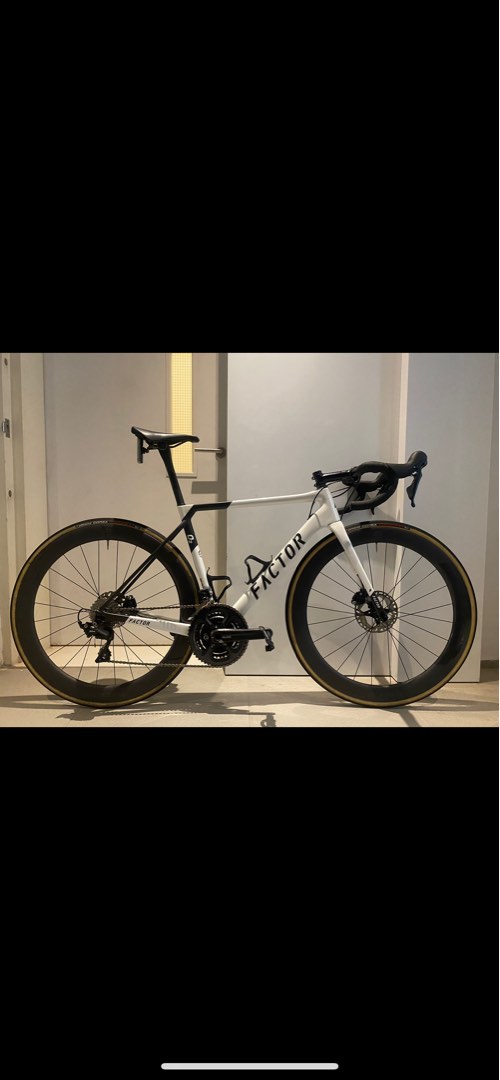 Factor o2 2021 Pearl White Frameset, Sports Equipment, Bicycles & Parts ...