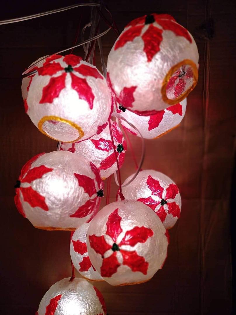 FIBER CAPIZ LANTERN BALLS, Furniture & Home Living, Lighting & Fans ...