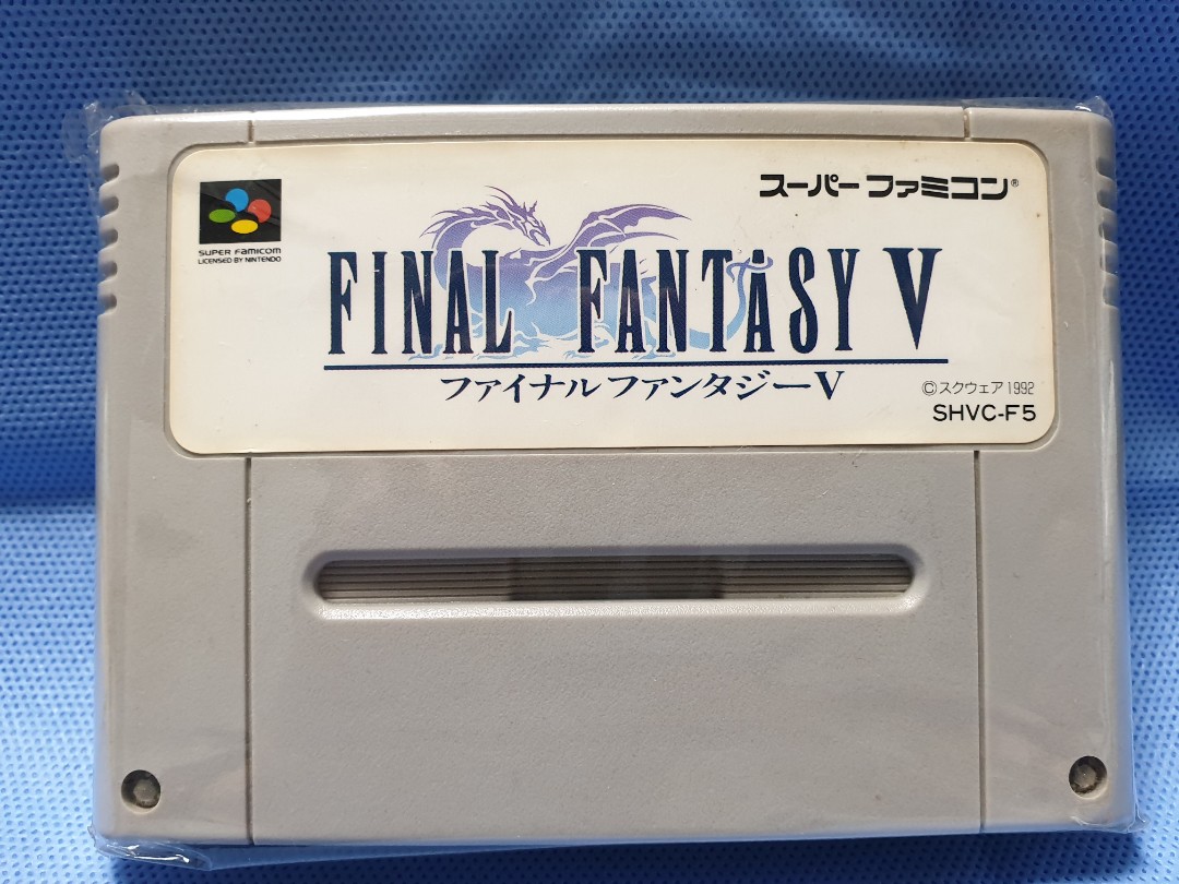 Final Fantasy V Super Famicom Game, Video Gaming, Video Games, Nintendo ...