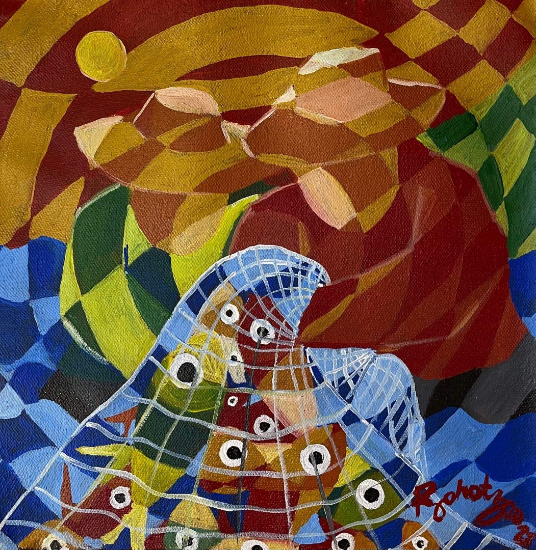 Fish Harvest - Jojo Requina, Hobbies & Toys, Stationary & Craft, Art ...