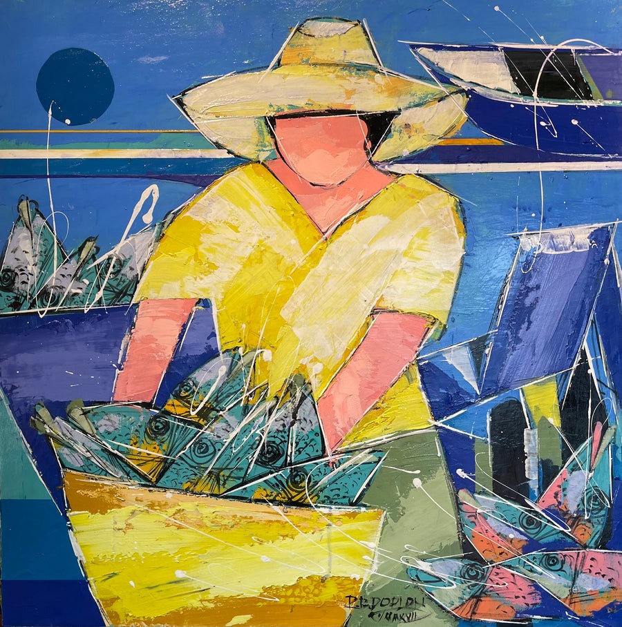 Fish Vendor - Ramon Doplon, Hobbies & Toys, Stationary & Craft, Art ...