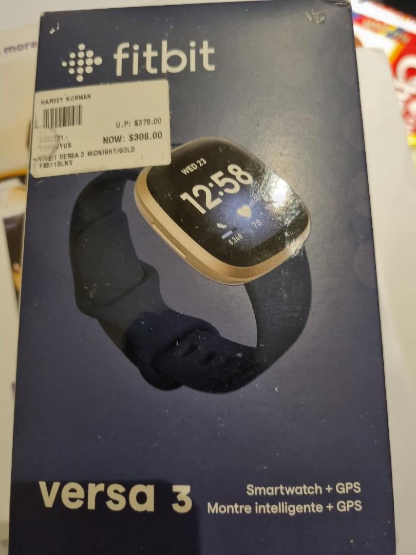 Fitbit Versa 3 with box, Mobile Phones & Gadgets, Wearables & Smart ...
