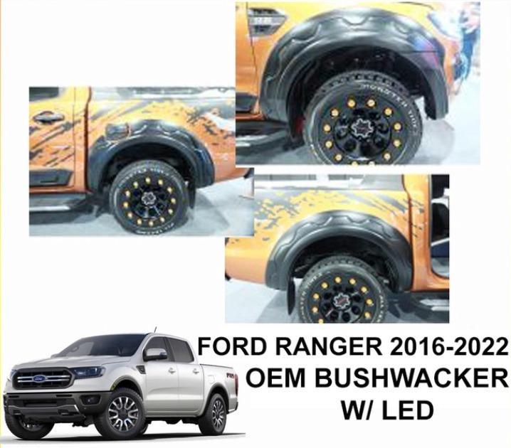 Ford Ranger T7 2016 to 2022 XLT/XLS/FX4 OEM Bushwacker w/ DRL or Rhino ...