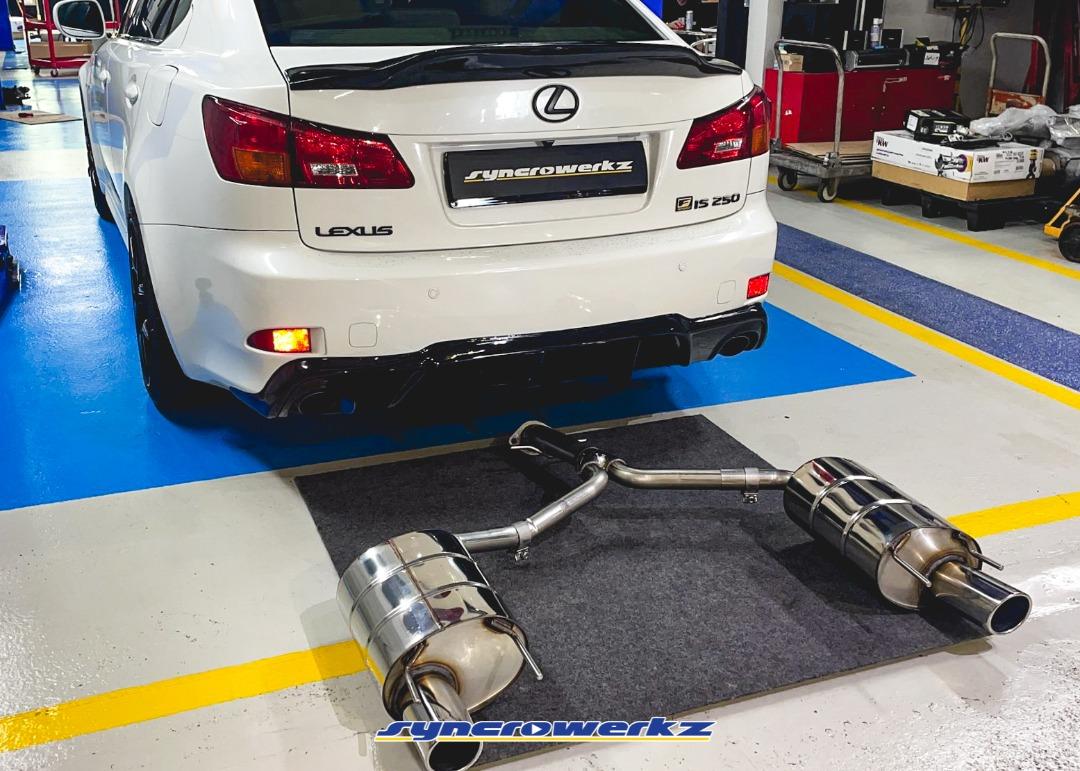 FOX Slip-on Exhaust System for Lexus IS250 | Stainless steel exhaust ...