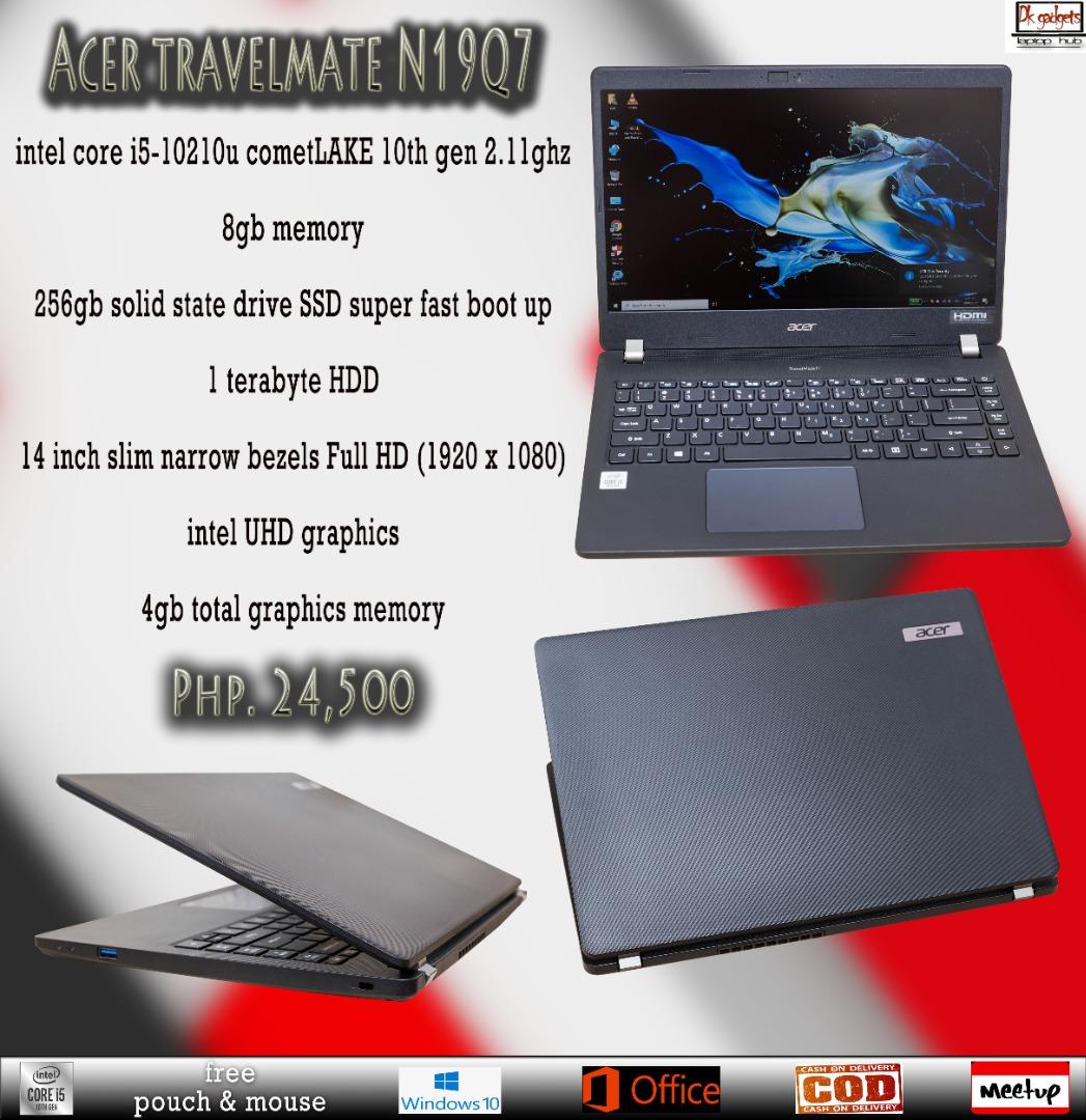 Full HD intel core i5 10th gen 8gb ram 256gb ssd 1tb HDD Acer ...