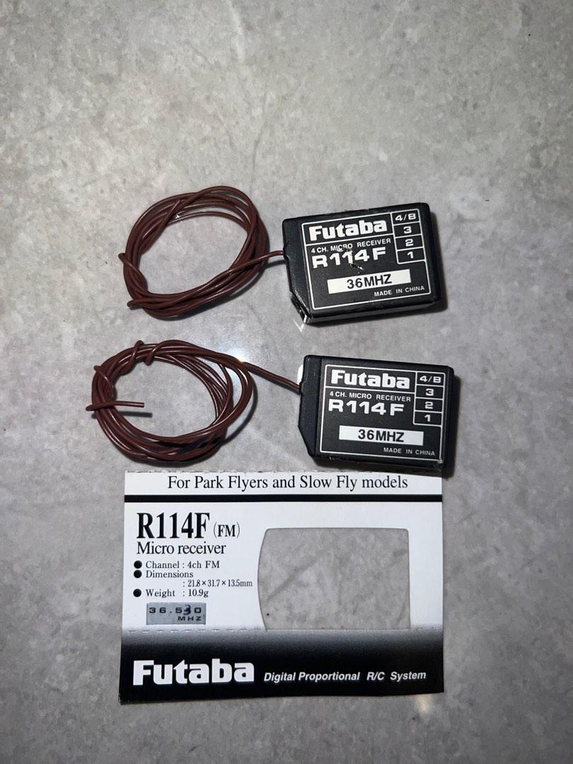 Futaba R114F (FM) - 4 channel Micro Receiver for Sale, Hobbies & Toys ...