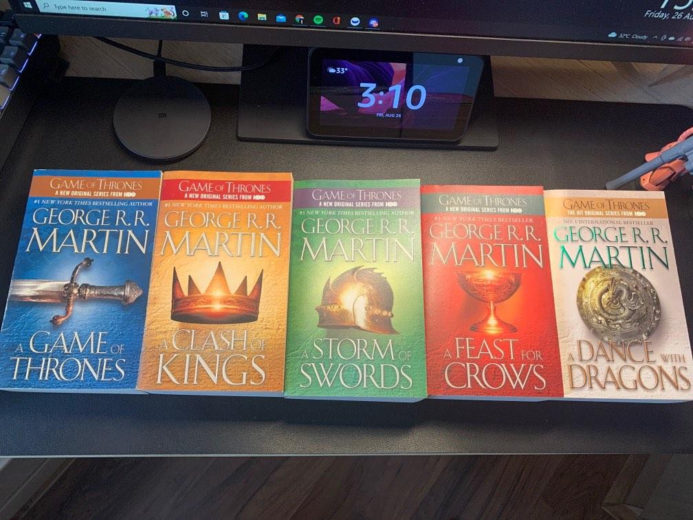 Game of Thrones Book Set - Complete (1-5), Hobbies & Toys, Books ...