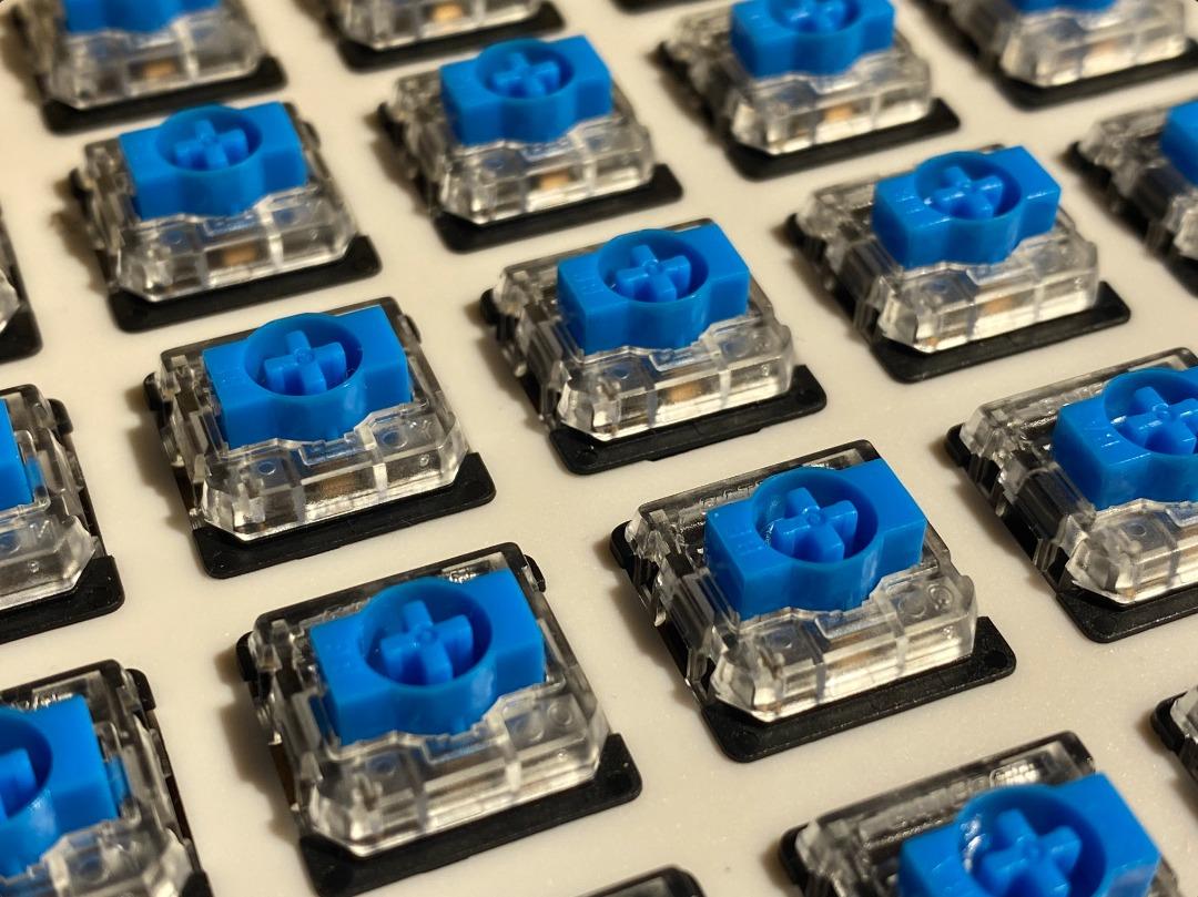 Gateron Blue Low Profile Mechanical Switches x35, Computers & Tech ...