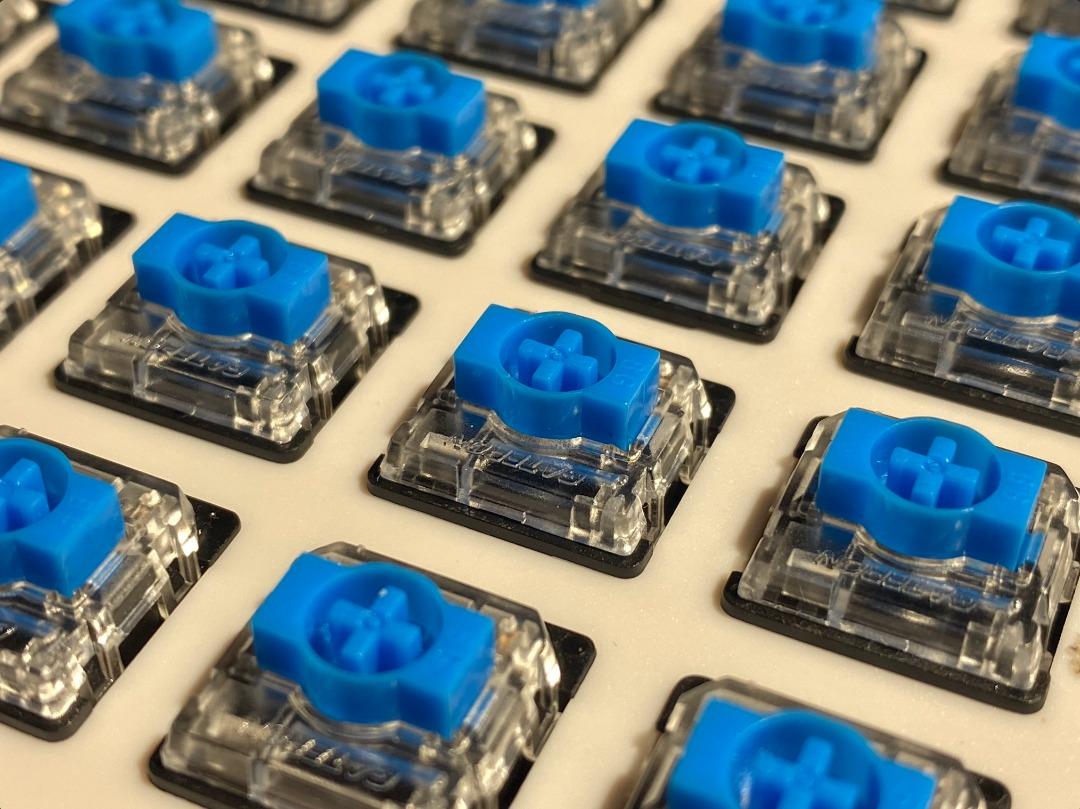 Gateron Blue Low Profile Mechanical Switches x35, Computers & Tech ...