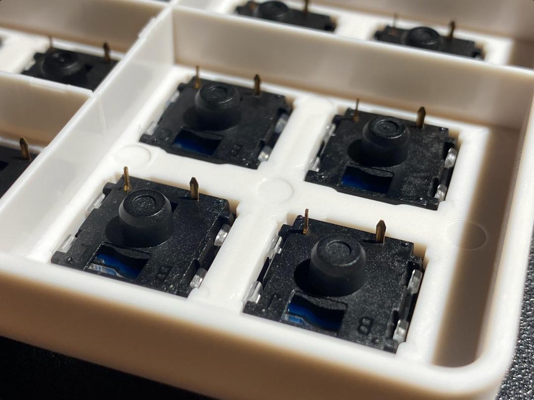 Gateron Blue Low Profile Mechanical Switches x35, Computers & Tech ...