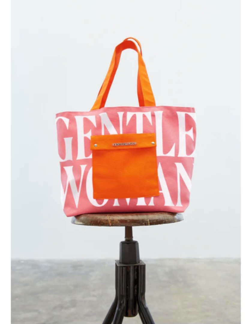 Gentle Women Pink Tote Bag, Women's Fashion, Bags & Wallets, Tote Bags ...