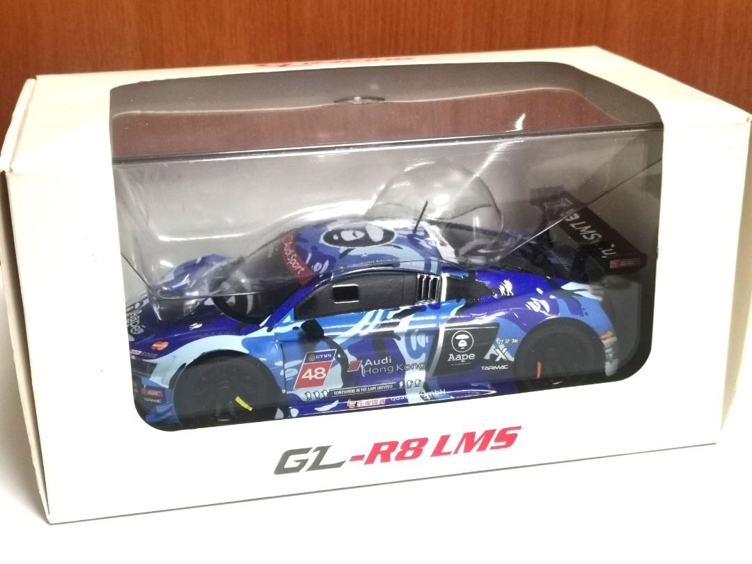 GL Racing xAudi R8 LMS Cup x Aape bathing ape kyosho miniz mini z awd rwd glr gla, 興趣及遊戲, 玩具 ...