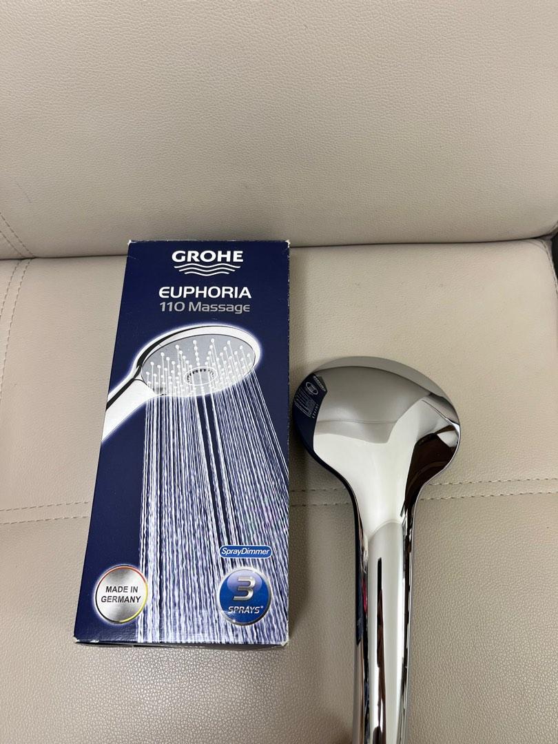 全新Grohe 27221000 三速花灑頭, 家庭電器, 熱水爐及淋浴設備 - Carousell