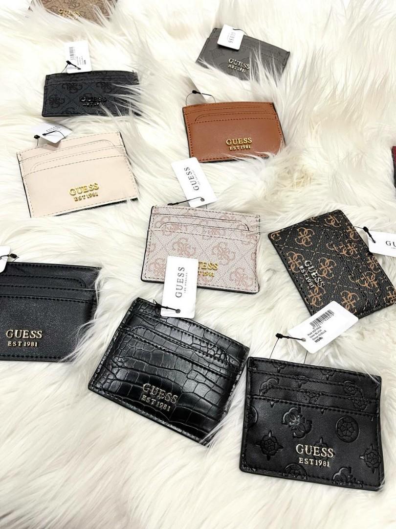 Guess Card Holder, Fesyen Wanita, Tas & Dompet di Carousell