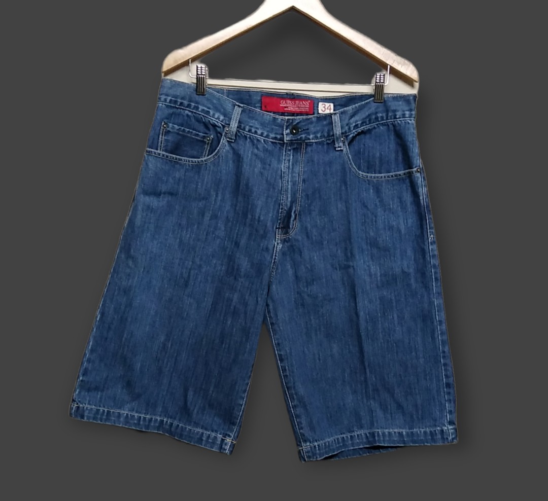 Guess mens short, Men's Fashion, Bottoms, Shorts on Carousell