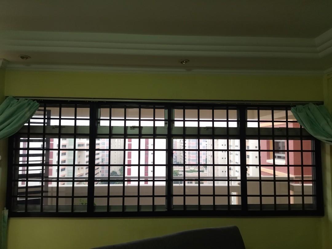 HDB Corridor Privacy film, Furniture & Home Living, Home Decor, Other ...