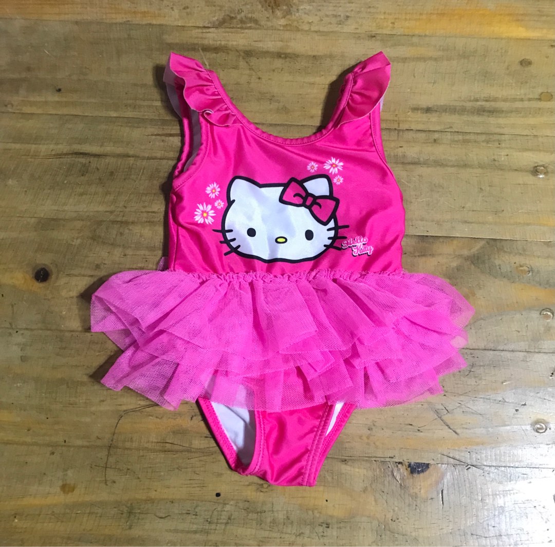 Hello kitty swimsuit 0-3 mos., Babies & Kids, Babies & Kids Fashion on ...