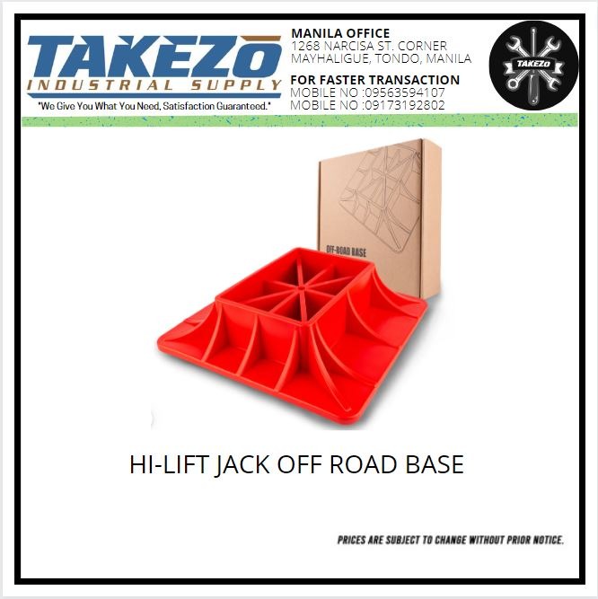 HI LIFT JACK OFF ROAD BASE, Commercial & Industrial, Industrial ...